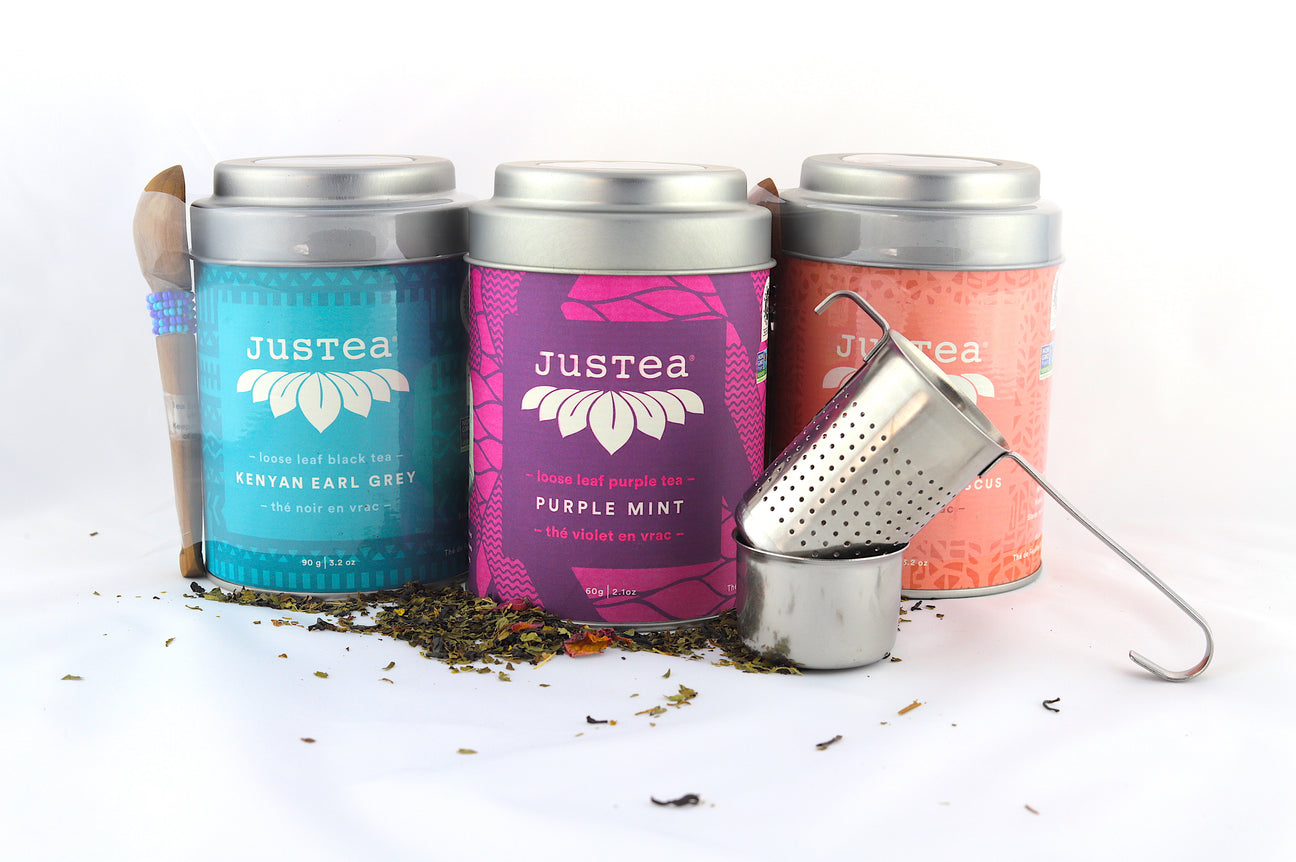 Tin Canister Of Specialty Justea (Kenya) – SHOP Akwaaba